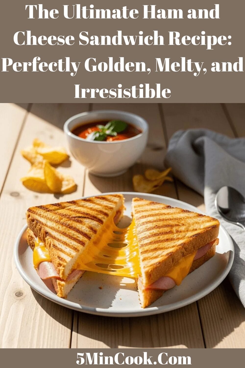 The Ultimate Ham and Cheese Sandwich Recipe: Perfectly Golden, Melty ...